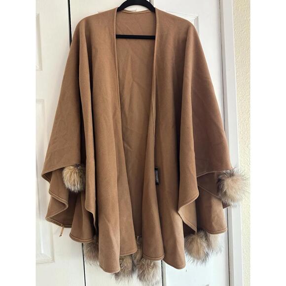 Jackets & Coats | Vintage Wool And Cashmere Paris France Womans Brown ...